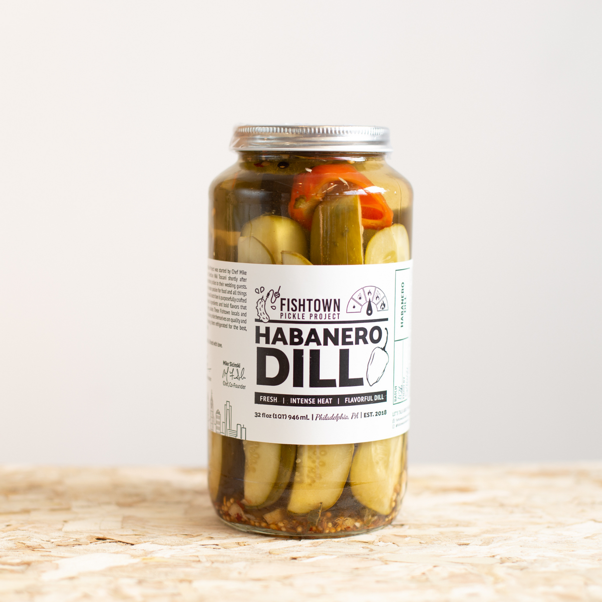 Habanero Dill Pickles | Artisan Small Batch Refrigerated Pickles ...