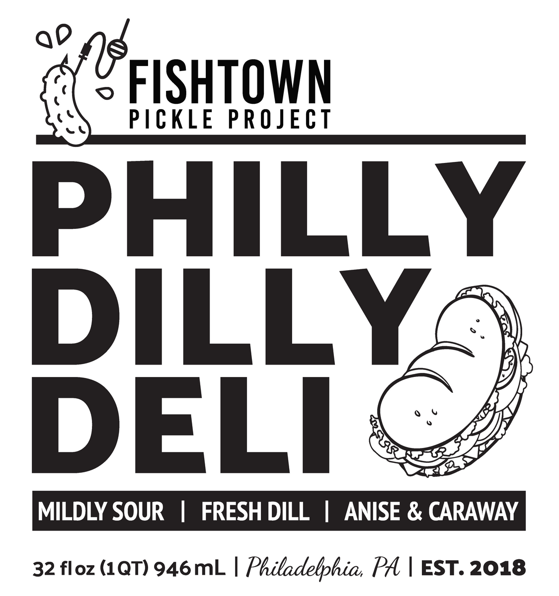 Philly Dilly Deli (32 oz) – Fishtown Pickle Project