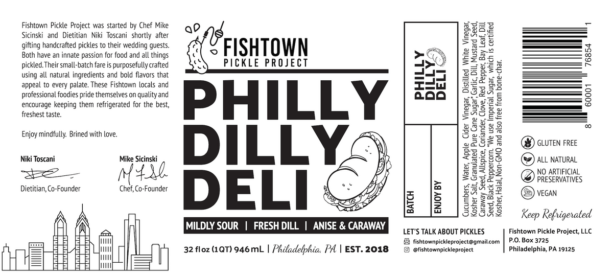 Philly Dilly Deli | Artisan Small Batch Refrigerated Pickles | Fishtown ...