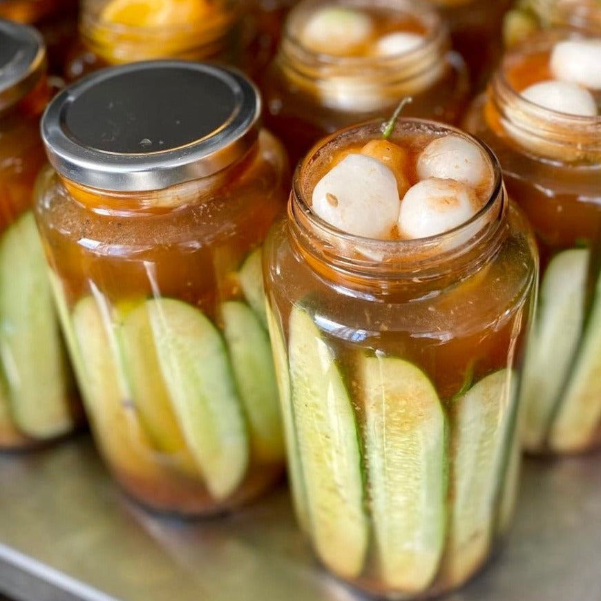 Dilly Bloody Mary Pickles | Artisan Small Batch Refrigerated Pickles ...